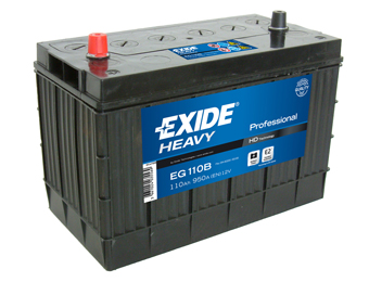autobaterie EXIDE HD 12V / 110Ah / 950A EN